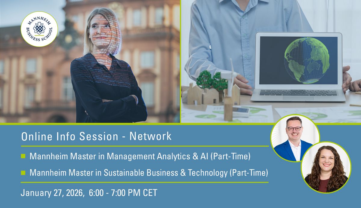 Mannheim Master in Management Analytics & AI (Part-Time) Online Info ...